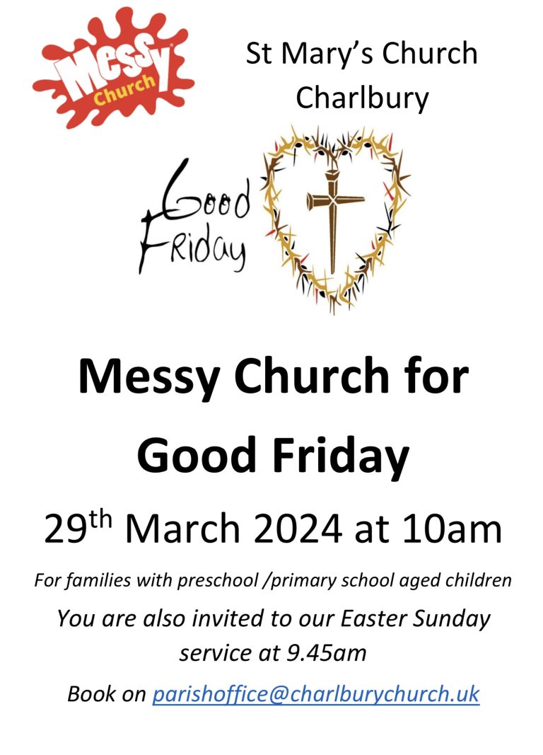 Good Friday Messy Church – St. Marys & All Saints